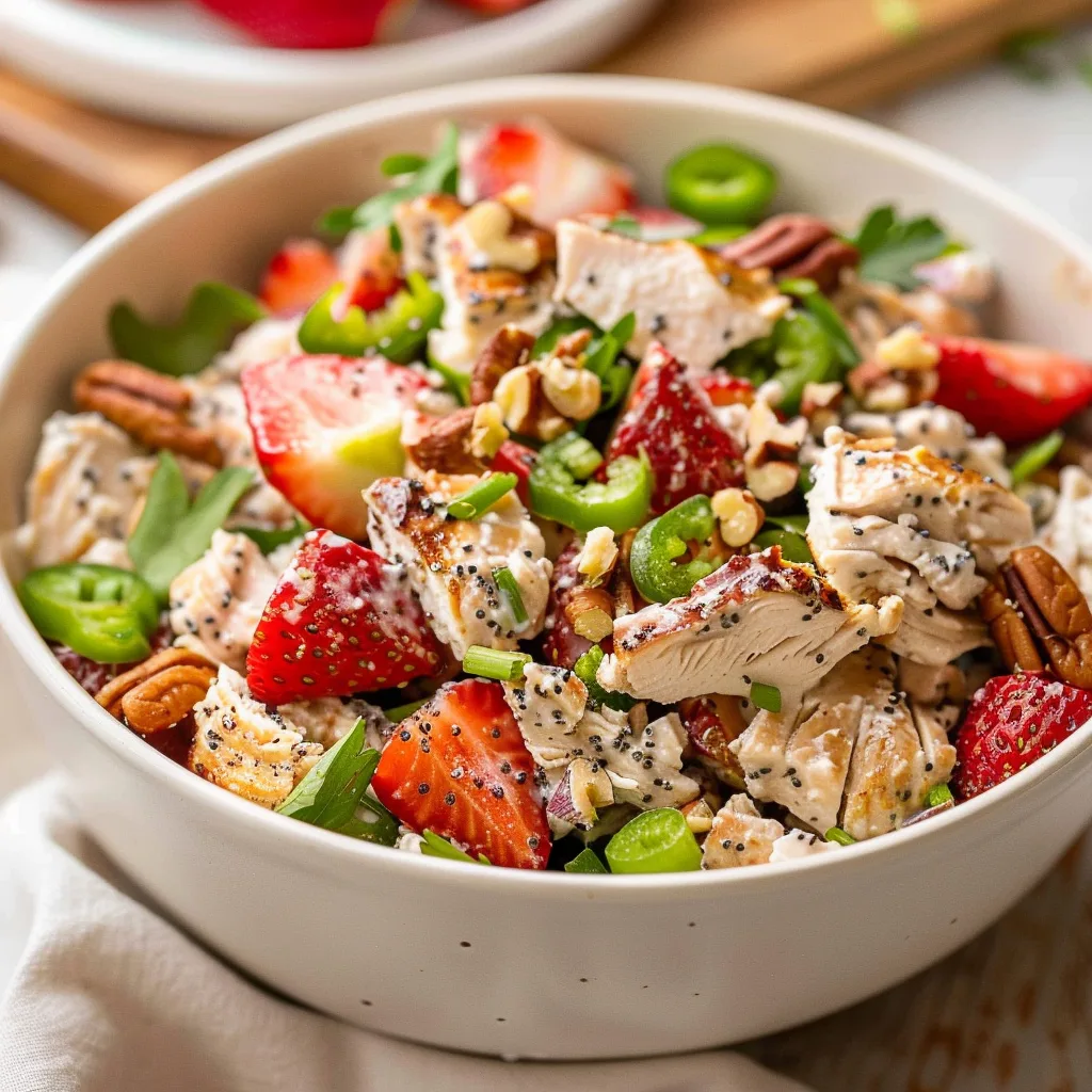 Strawberry Poppy Seed Pecan Chicken Salad: An Incredible Ultimate ...